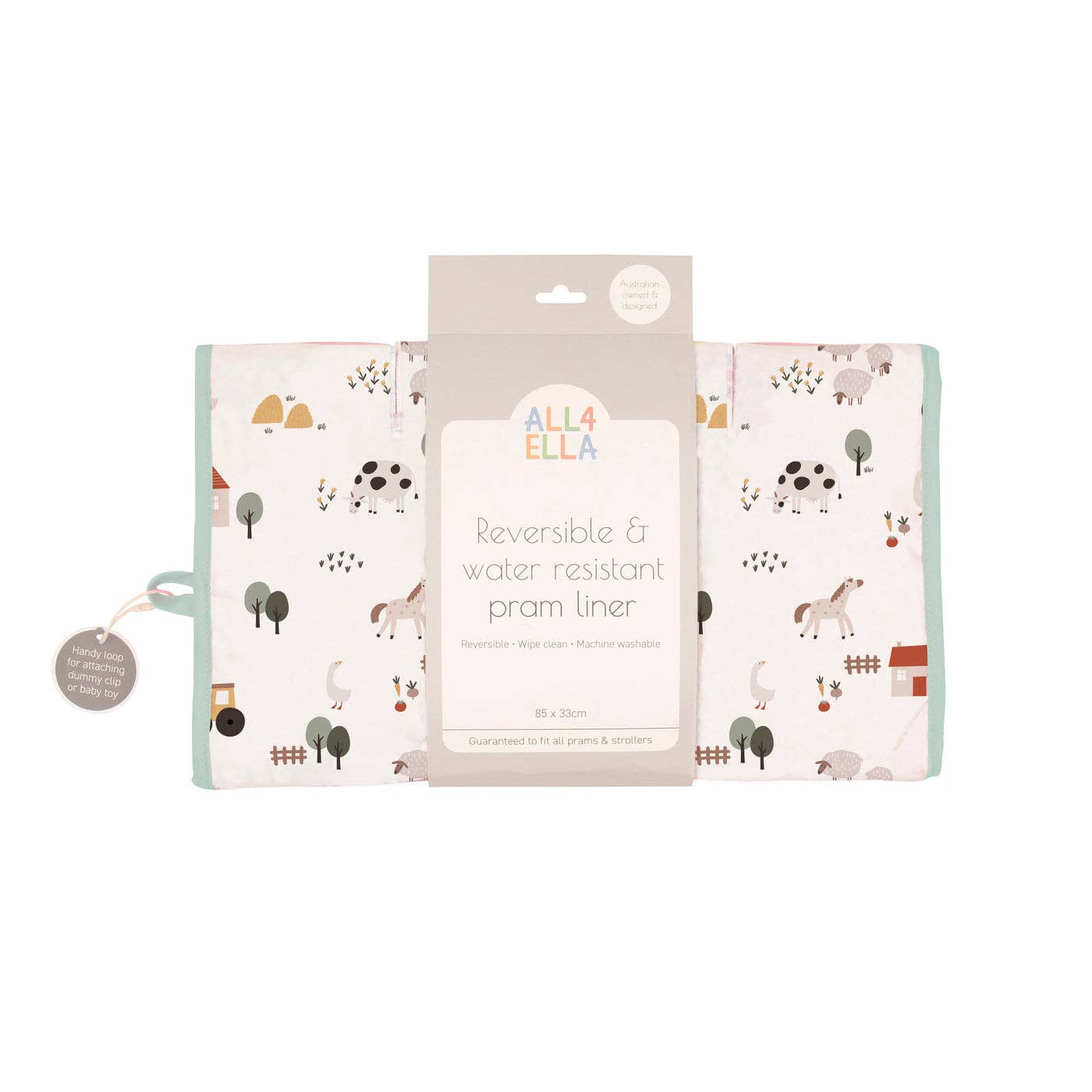 All4Ella | Universal Pram Liner | Country Farm