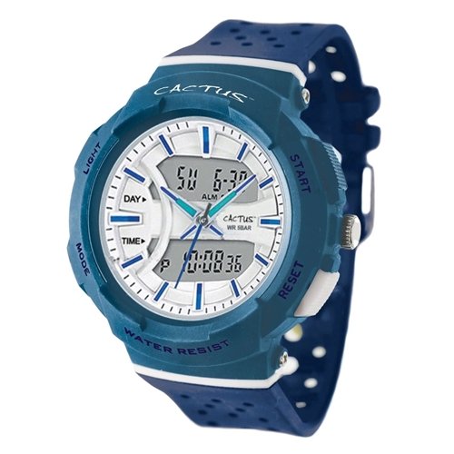 Cactus Watch | Combo - Kids AnaDigi Watch - Blue