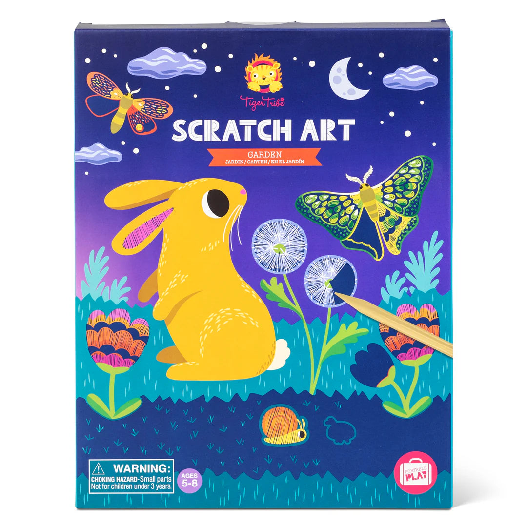 Tiger Tribe Scratch Art Garden